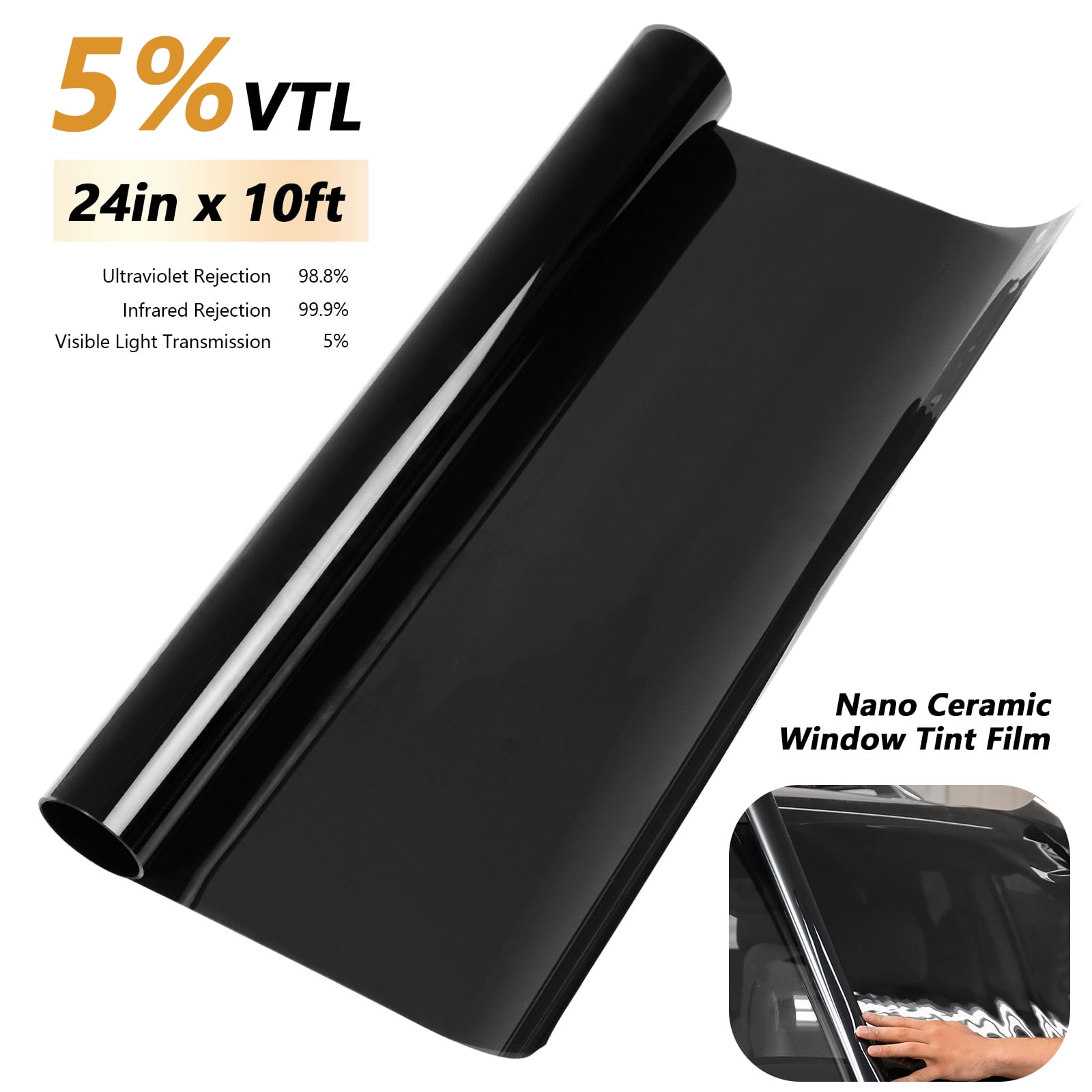 Window Privacy Film One Way, Blocking Premium PET Material Daytime ...