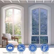 BDF NA05 Daytime Privacy and Sun Control Black (Very Dark) Window Film ...
