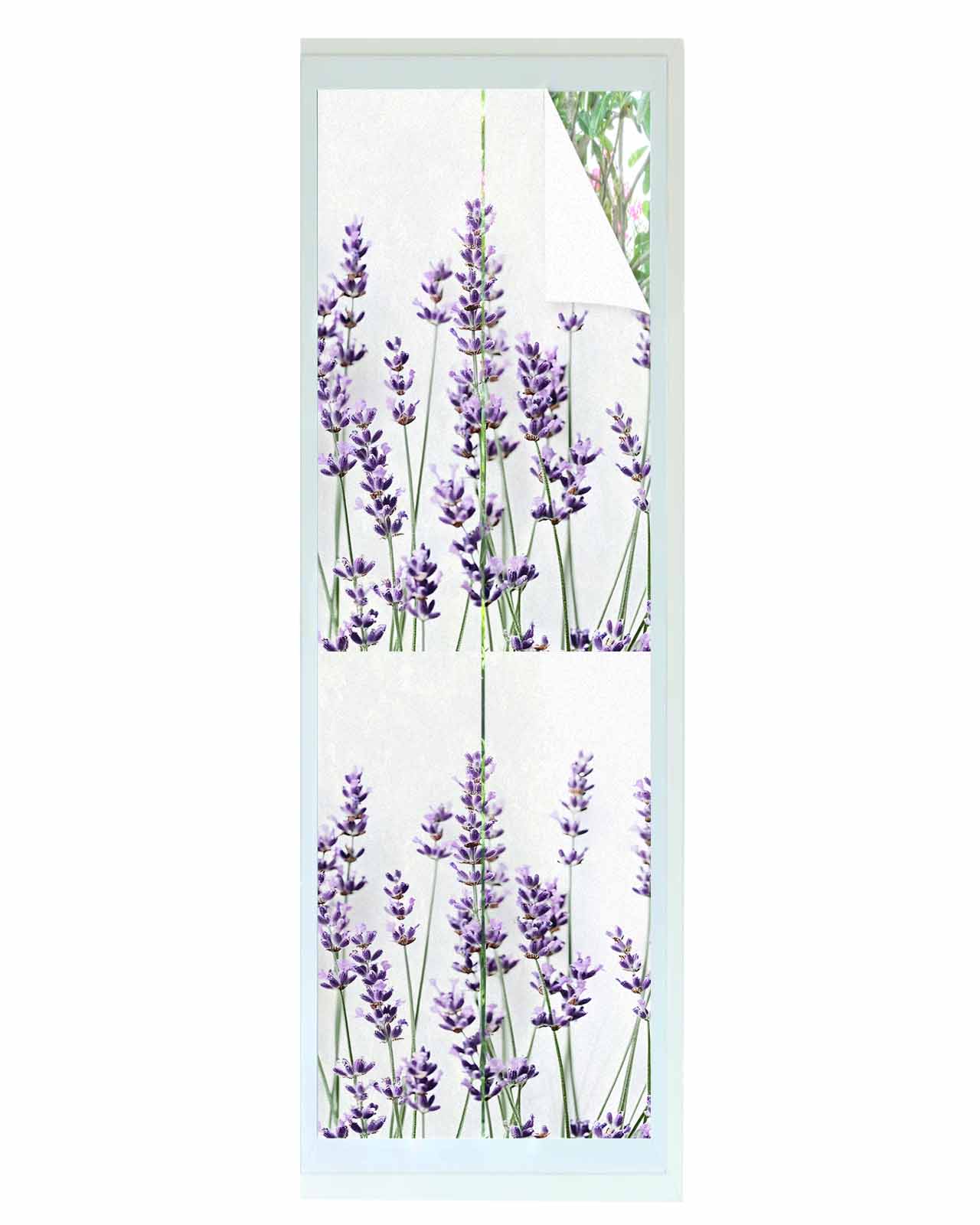 Window Privacy Film Purple Lavender Stained Glass Window Film ...