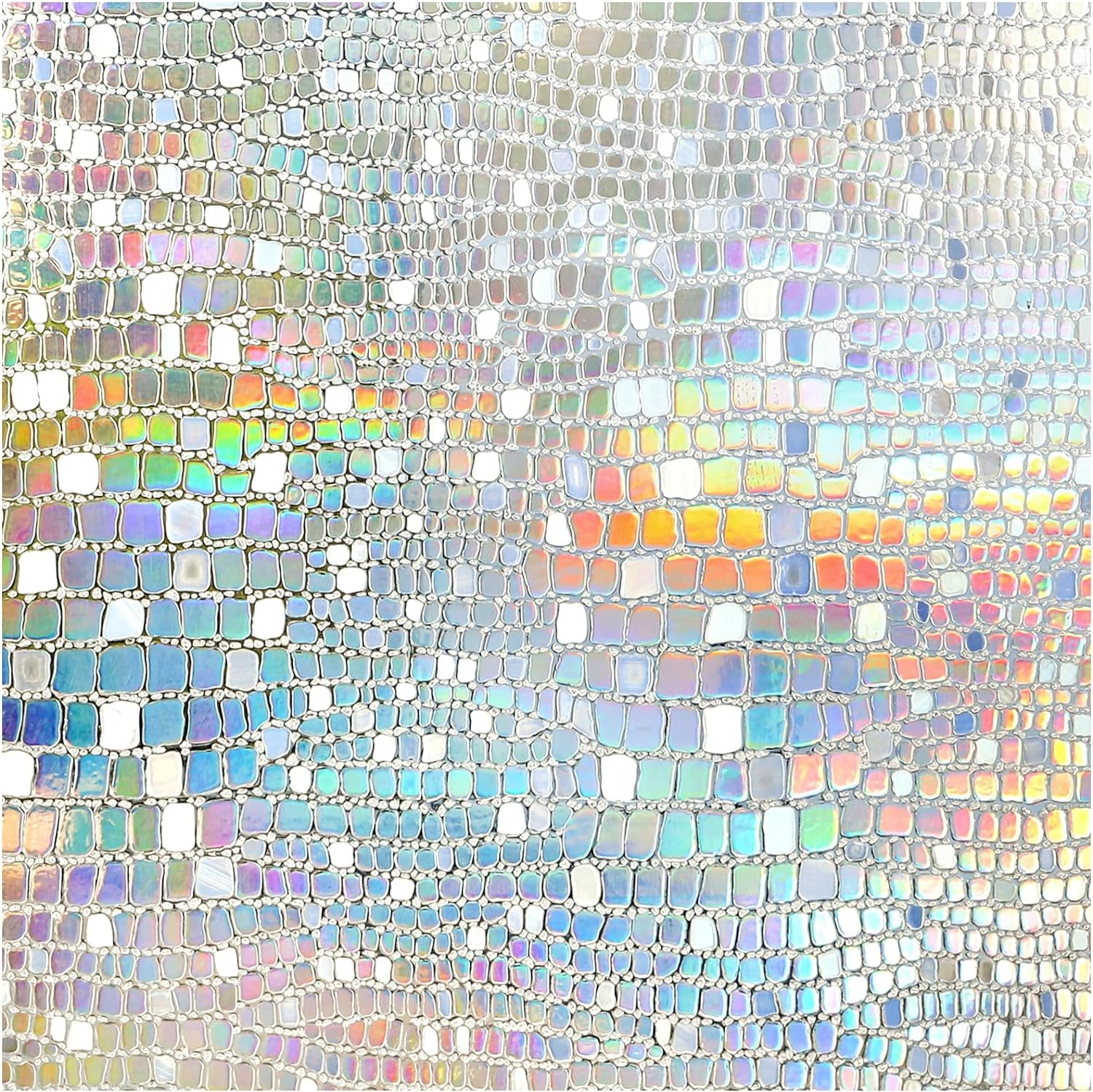 Window Privacy Film Rainbow Window Film, Mosaic Decorative Stained ...