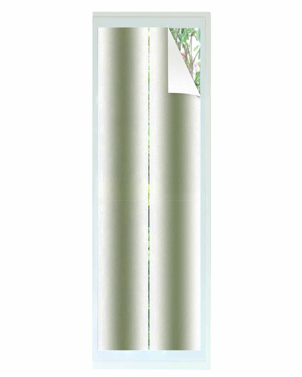 Window Privacy Film Seaweed Green Ombre Stained Glass Window Film ...