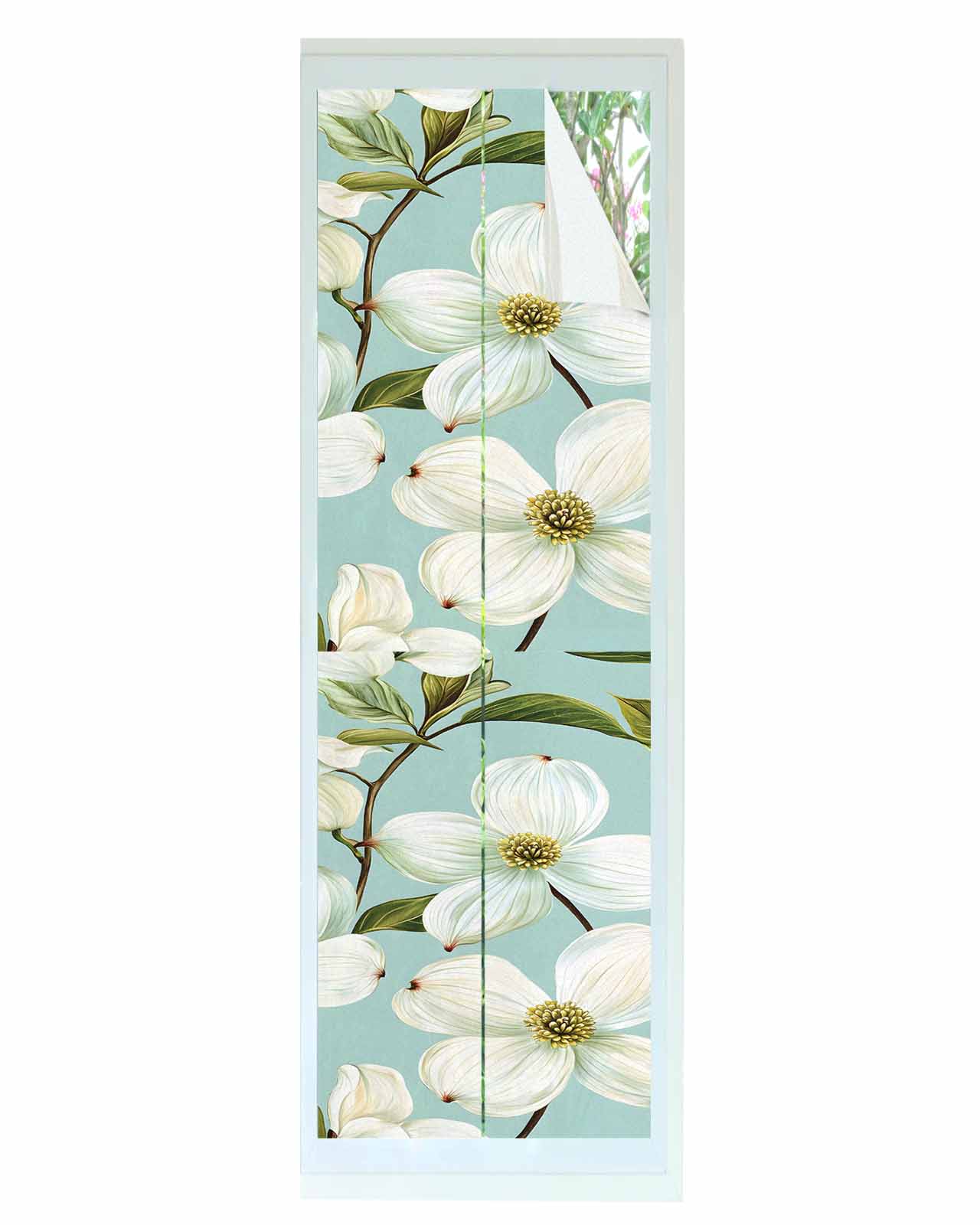 Window Privacy Film Spring Floral Stained Glass Window Film Decorative ...