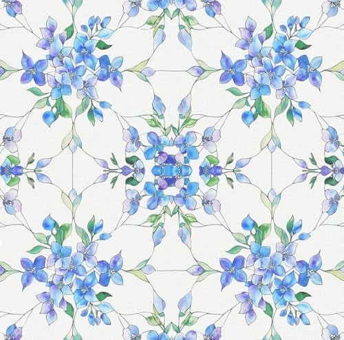 Window Privacy Film Stained Glass Decorations Static Clings Window Tint ...