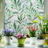 Static Cling Decorative Window Film Frosted Privacy Film Window Clings ...