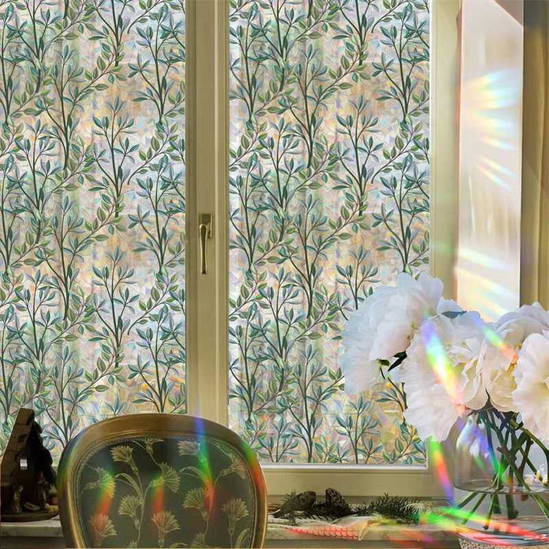 Window Privacy Film Stained Glass Window Film 3D Decorative Window ...