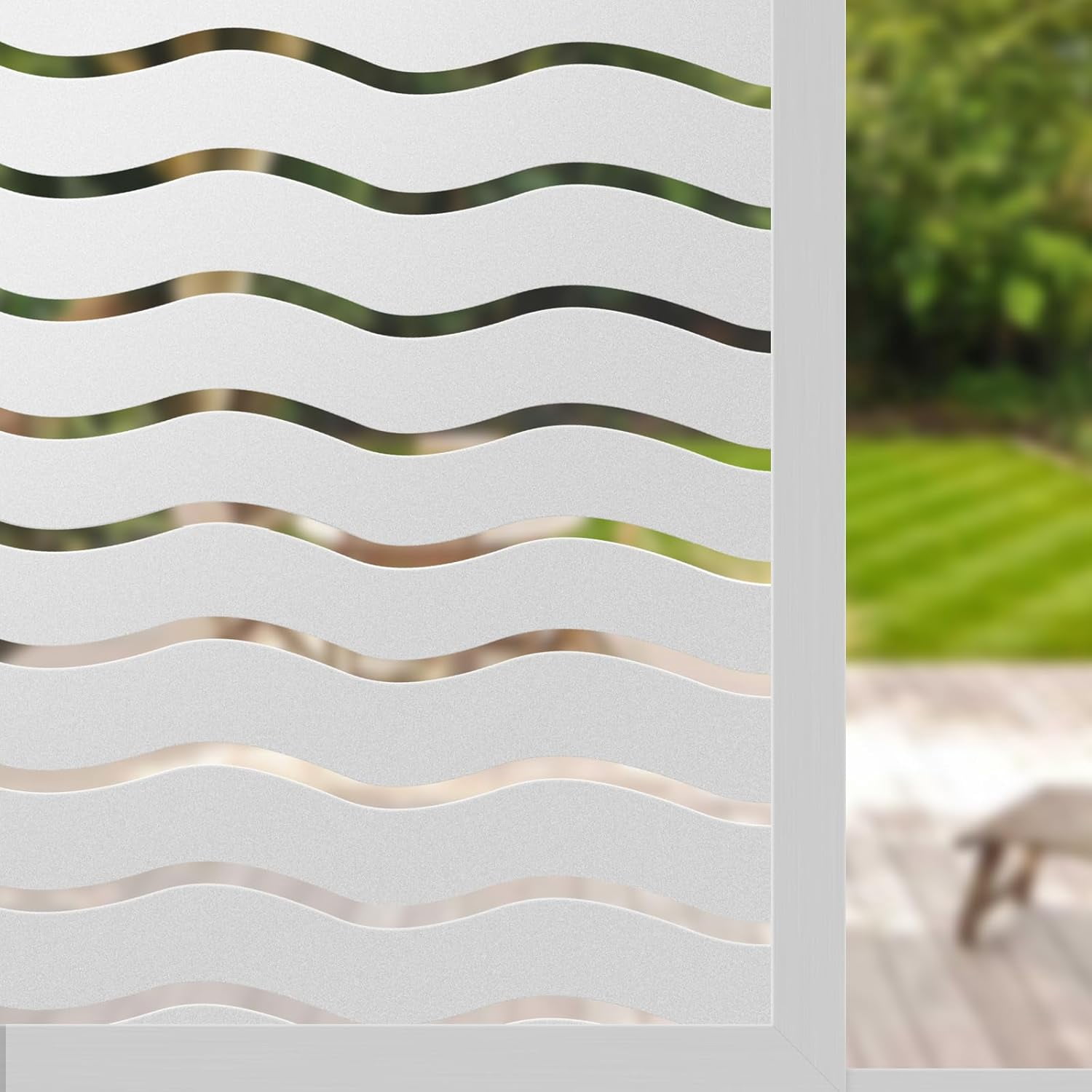 Window Privacy Film, Static Frosted Window Film Non-Adhesive Glass Film ...