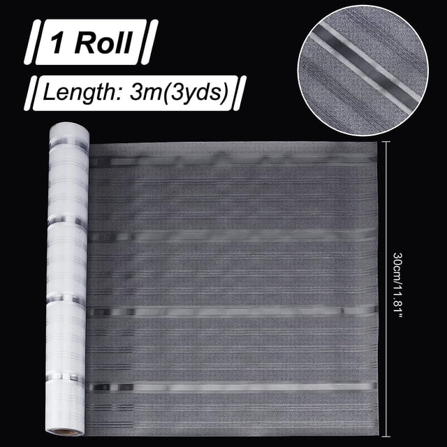 Window Privacy Film Stripe Patterns Window Frosting Film UV Blocking ...