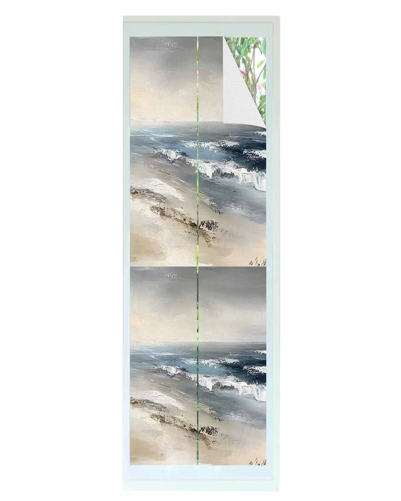 Window Privacy Film Vintage Oil Painting Stained Glass Window Film ...