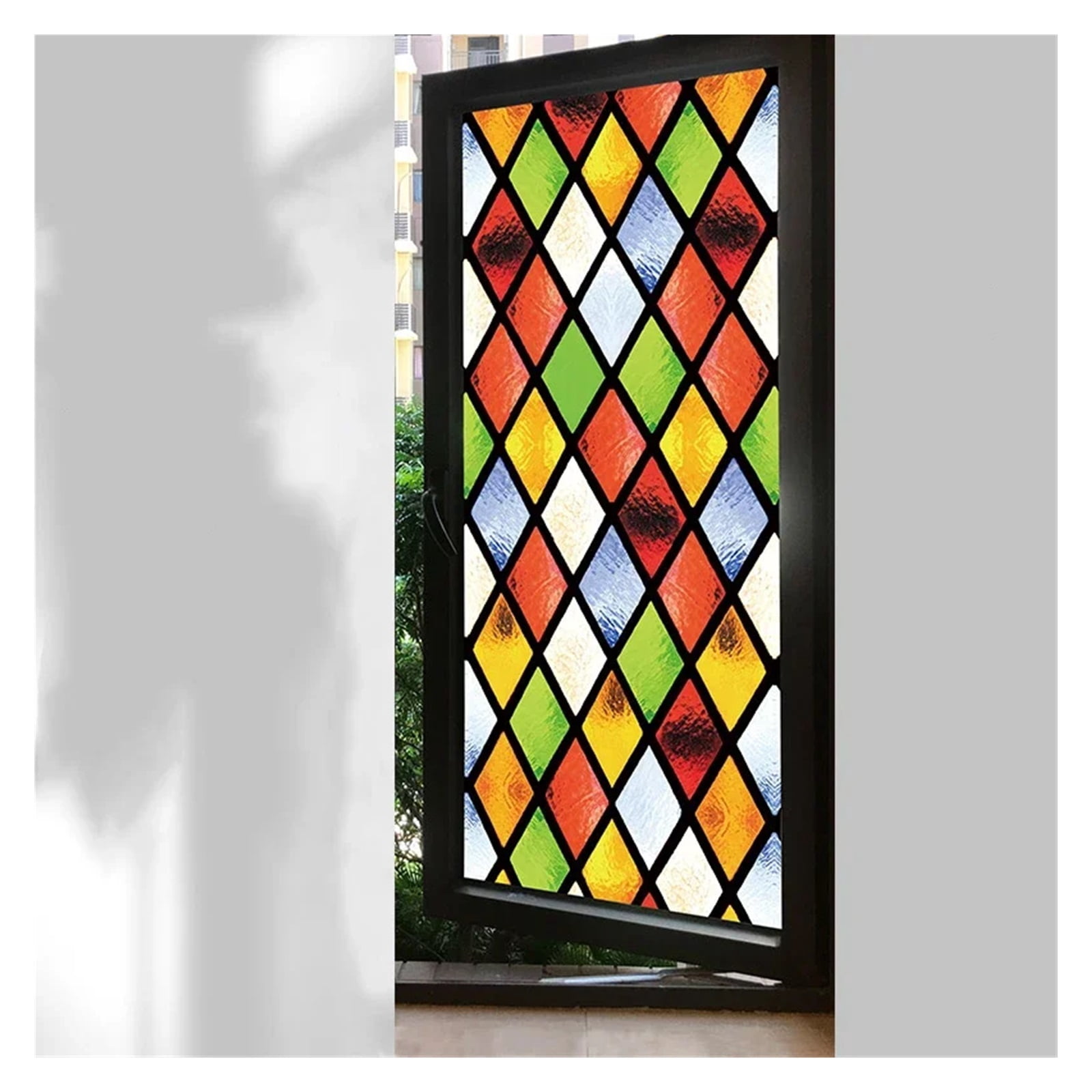 Window Privacy Film Vintage Static Cling Privacy Window Film Opaque ...