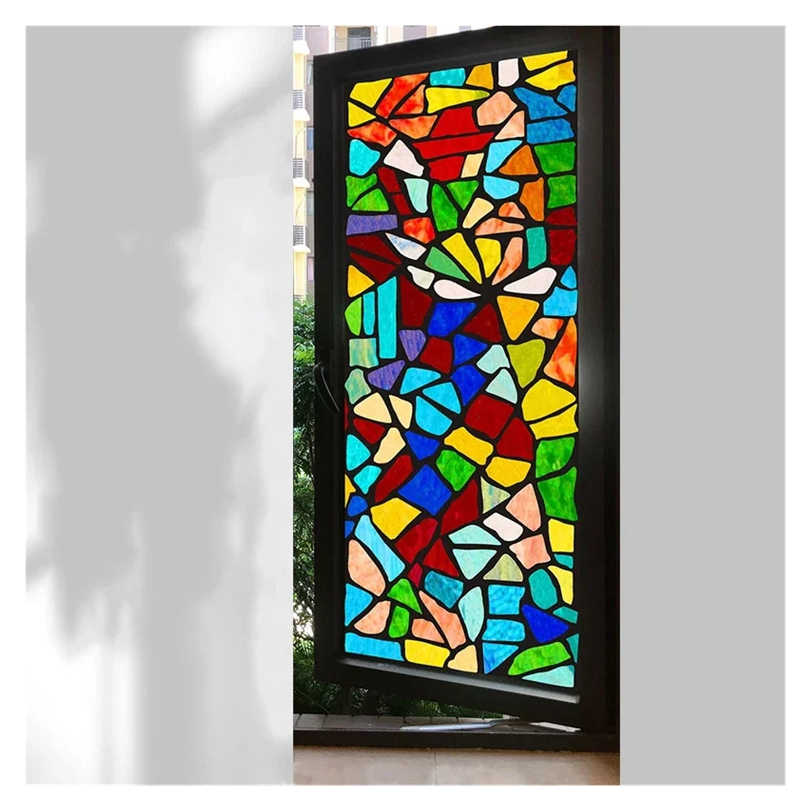 Window Privacy Film Vintage Static Cling Privacy Window Film Opaque ...