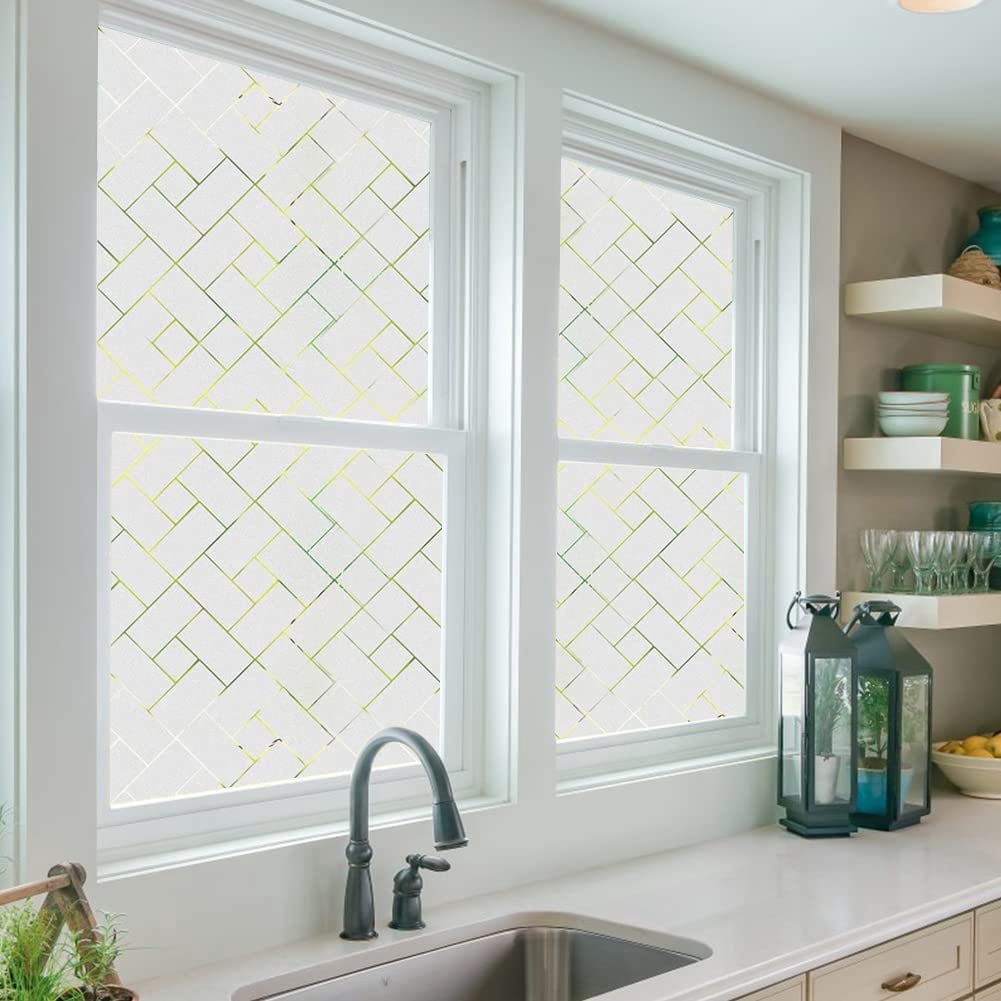 Window Privacy Films, Sun Blocking Window Tinting Film for Home, Static ...