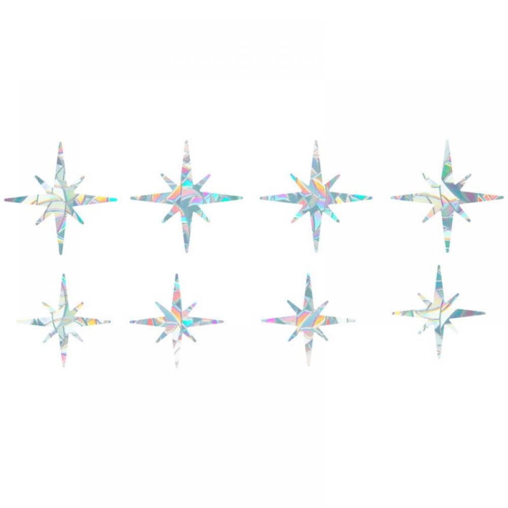 Window Rainbow Static Cling Paste Decals Stickers,8 Different Shape ...