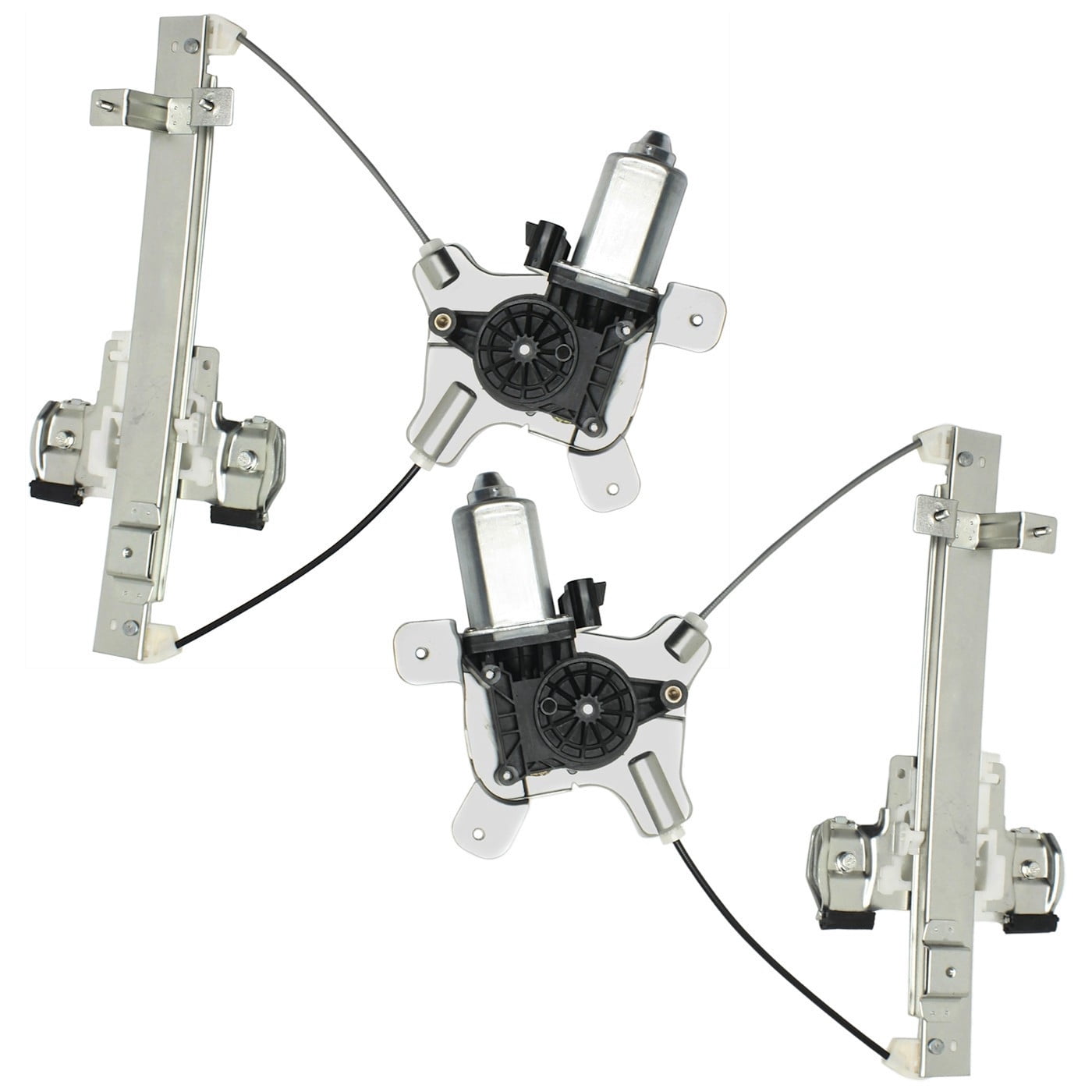 Window Regulator Glass Set of 2 Rear Driver & Passenger Side for GMC ...