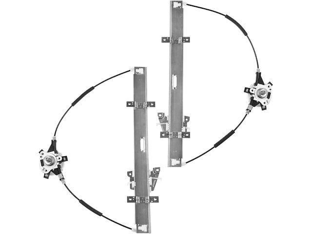 Window Regulator Set 2 - Compatible with 1999 - 2004 Chevy Tracker ...