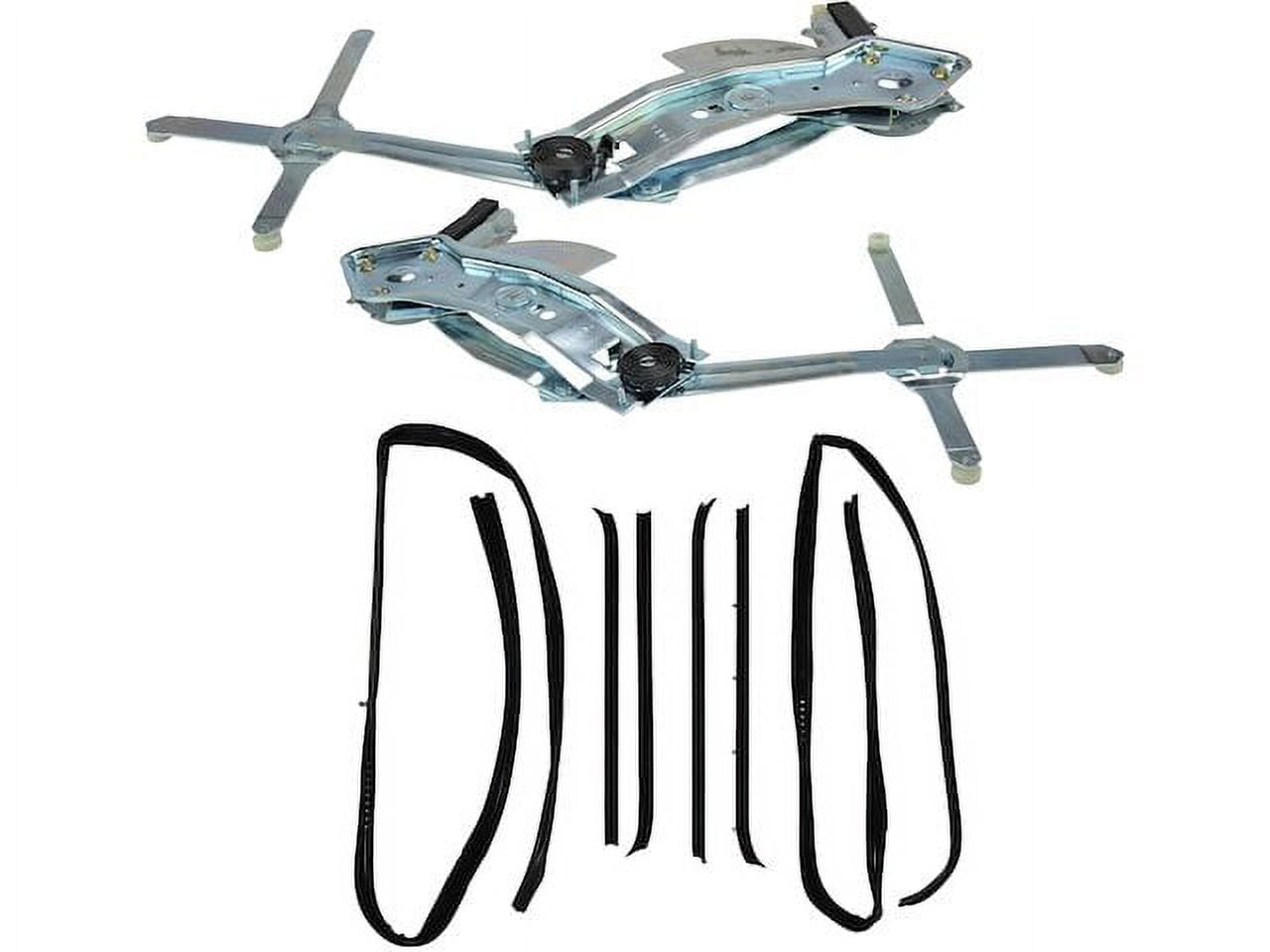 Window Regulator and Weatherstrip Kit 3 Piece - Compatible with 1982 ...