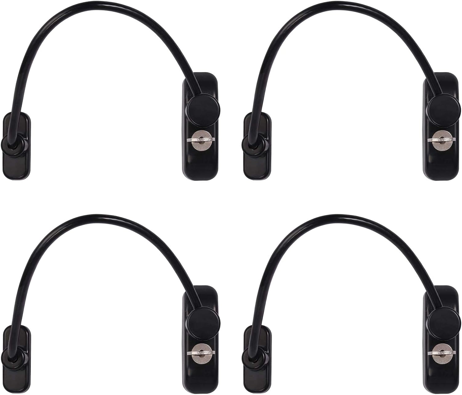 Window Restrictor Locks 4PCS - UPVC Window Safety Locks with 4 Keys, 16 ...