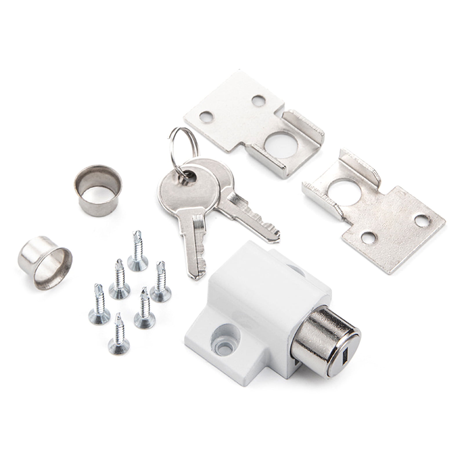Window Safety Locks Metal Sliding Window Stop with Keys Adjustable ...
