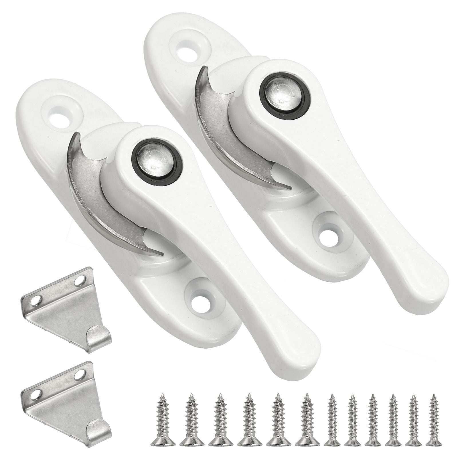 Window Sash Locks 3 x 0.9", 2Pcs Sliding Cam Action Sash Locks and ...