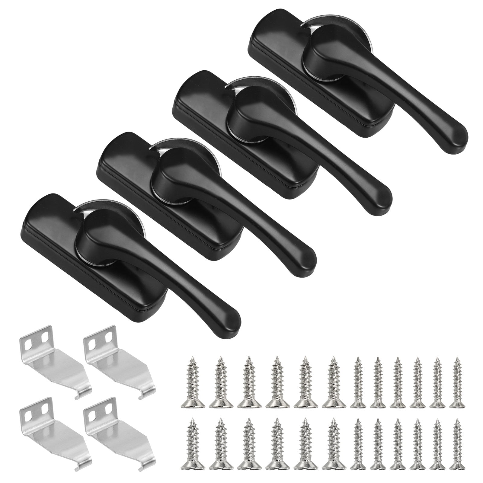 Window Sash Locks 3 x 1", 4Pcs Sliding Cam Action Sash Locks and Keeper ...