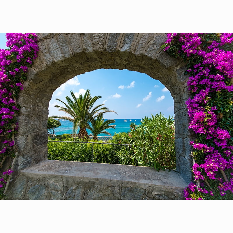 Window Scenery Beach Photography Backdrops Props Indoor Decorations ...