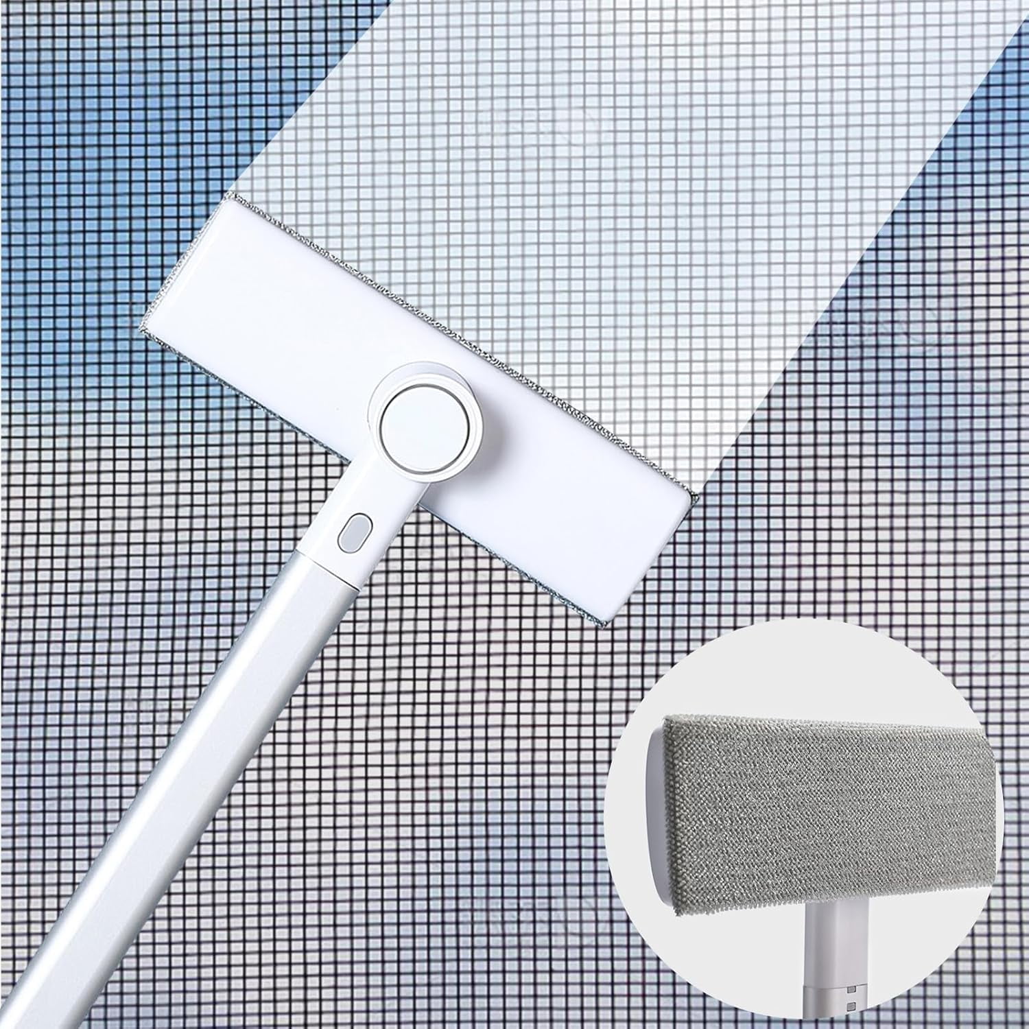 Window Screen Cleaner 2 in 1，mesh Screen Cleaner Brush Washing ...