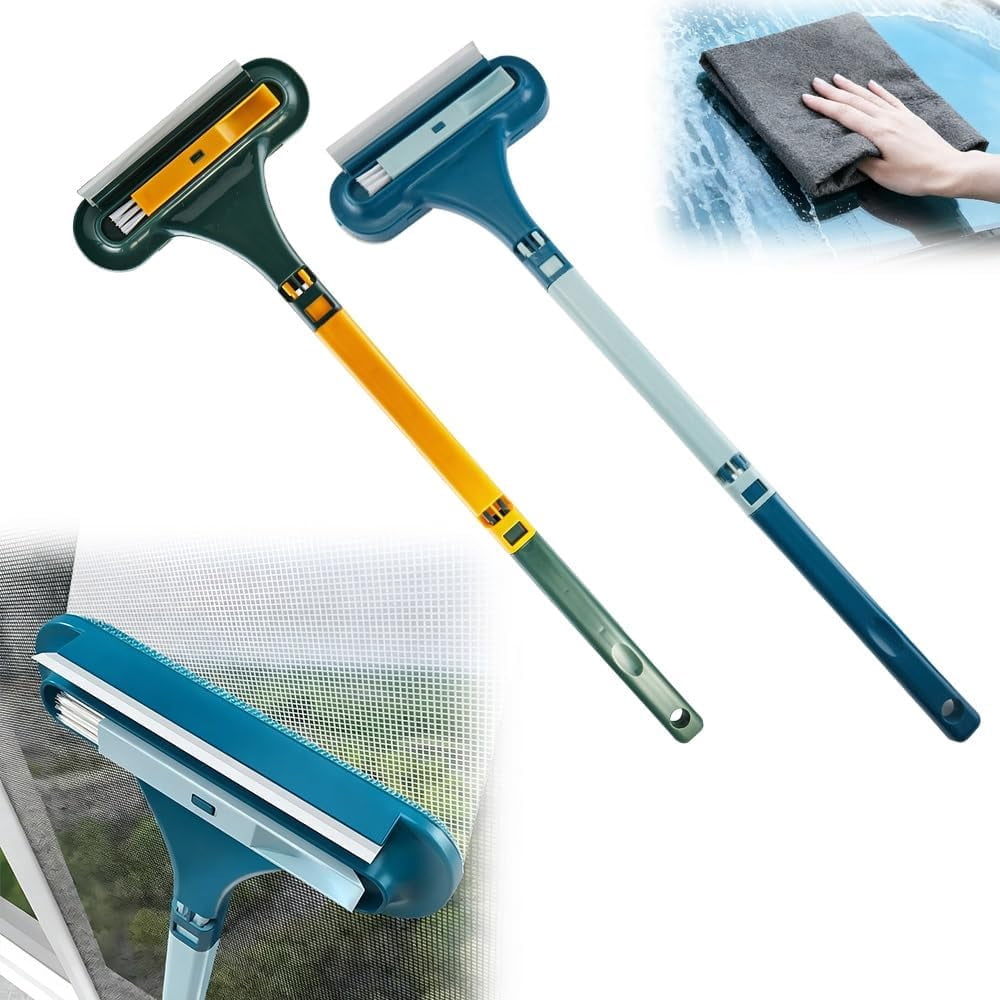 Window Screen Cleaner 2in1 Squeegee Groove for Patio Door Porch ...