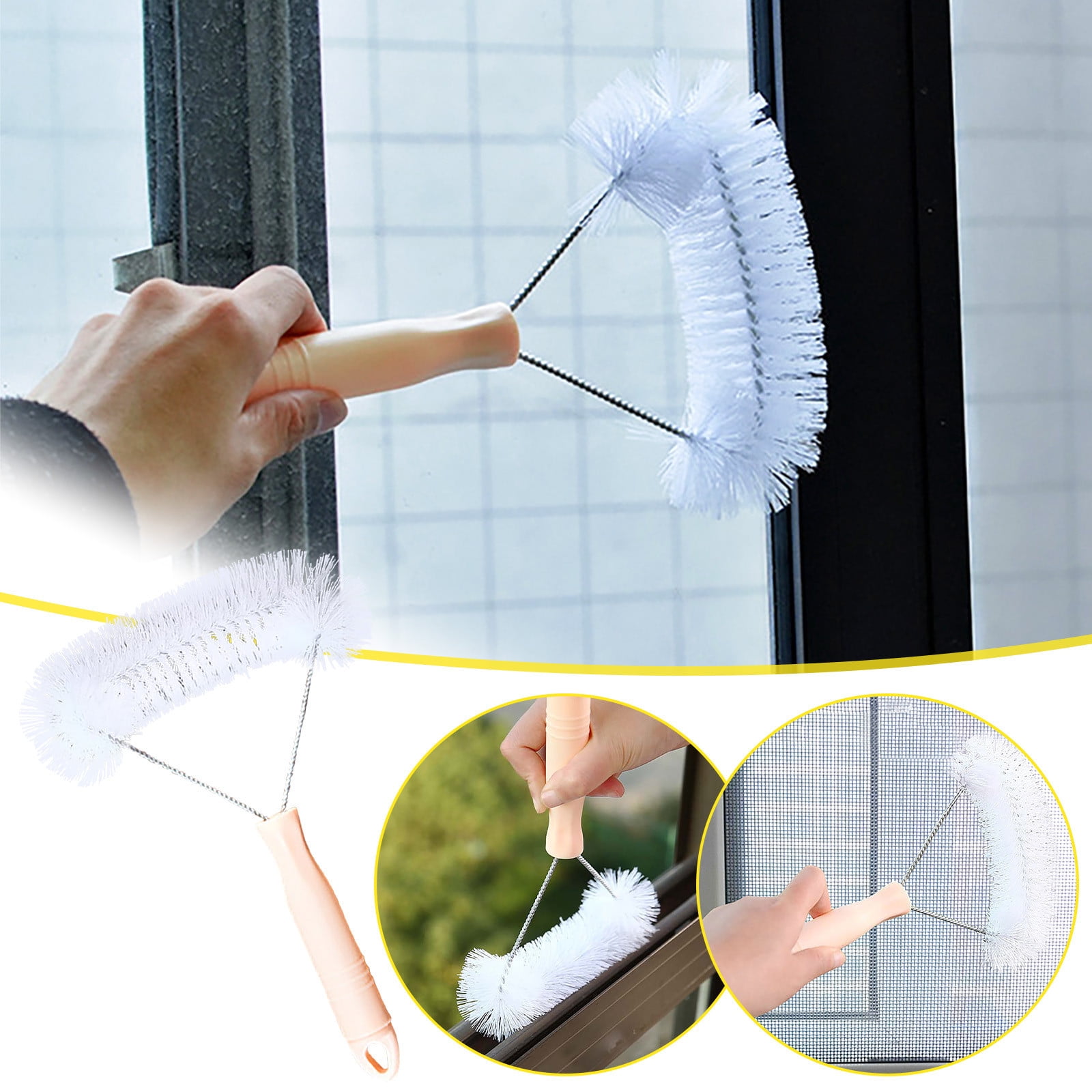 Window Screen Cleaning Brush | Multifunctional Screen Window Cleaner ...