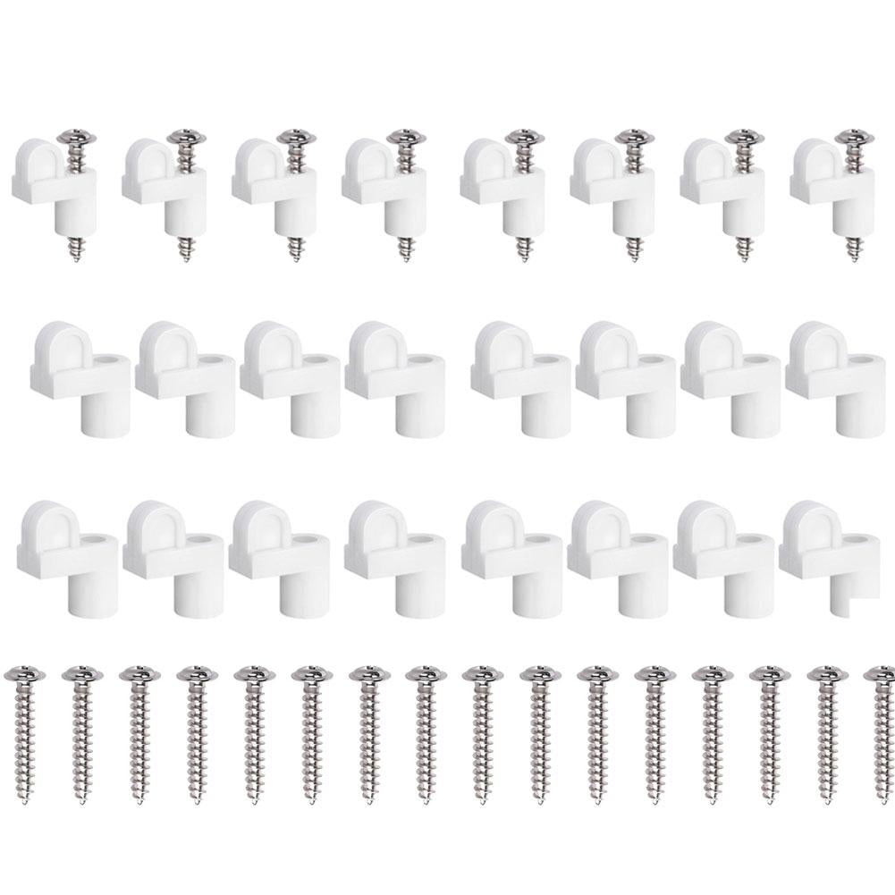 Window Screen Clips with Screws,Window Screen Clips Storm Clip,Black ...