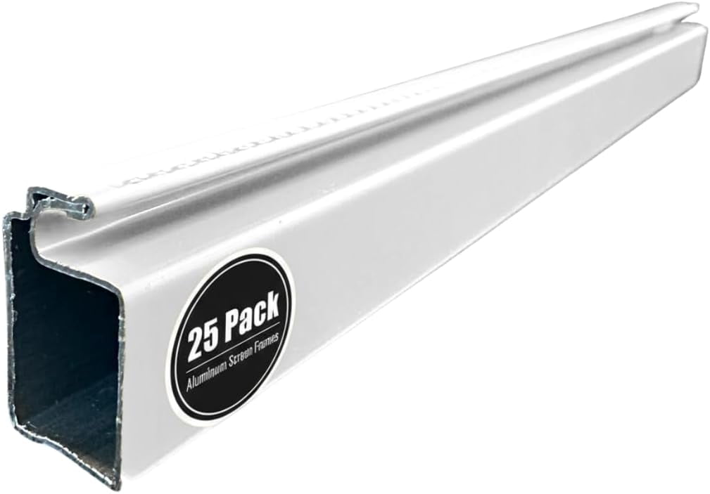 Window Screen Frame Economy Kit - White, 5/16” x 3/4