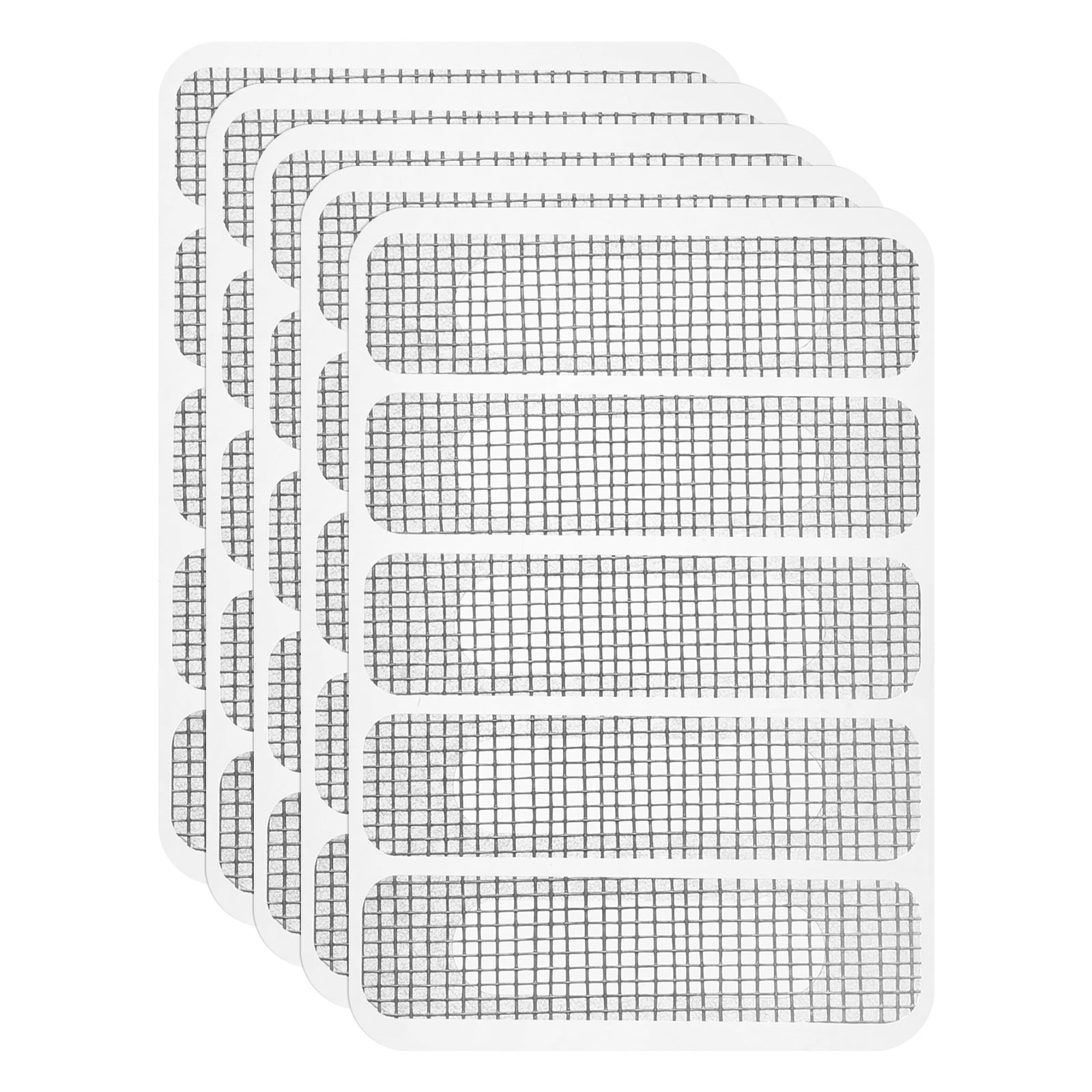 Window Screen Kit, 5Pack 25 Strips Gray Screen Kit, Fiberglass Screen ...