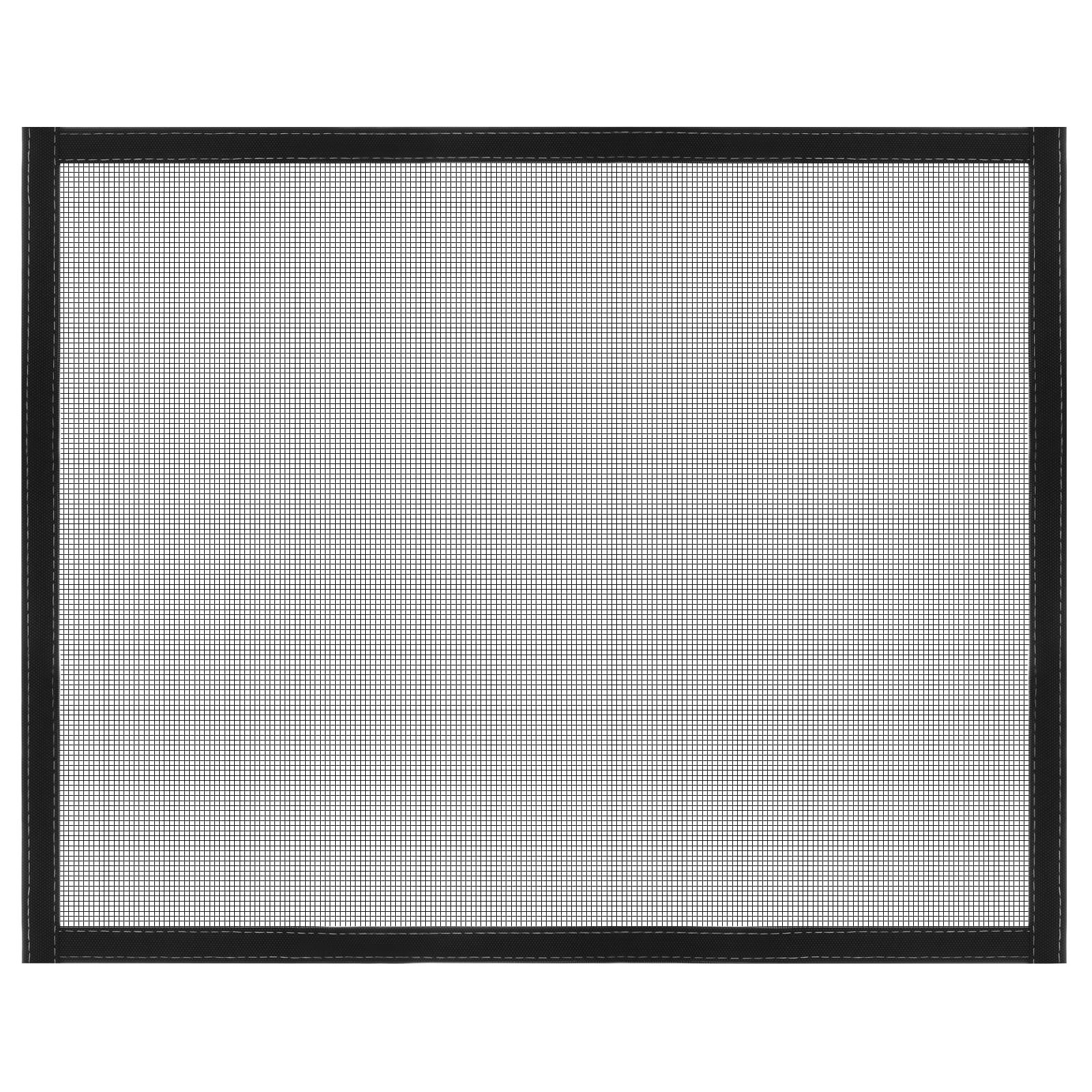 Uxcell Window Screen Mesh, 24" x 35" DIY Fiberglass Netting Mesh Black ...