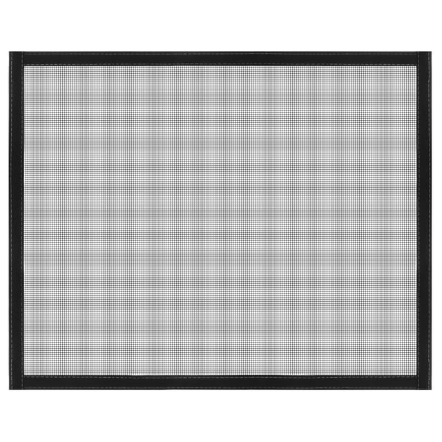 Window Screen Mesh, 24" x 35" DIY Fiberglass Netting Mesh Black Frame ...