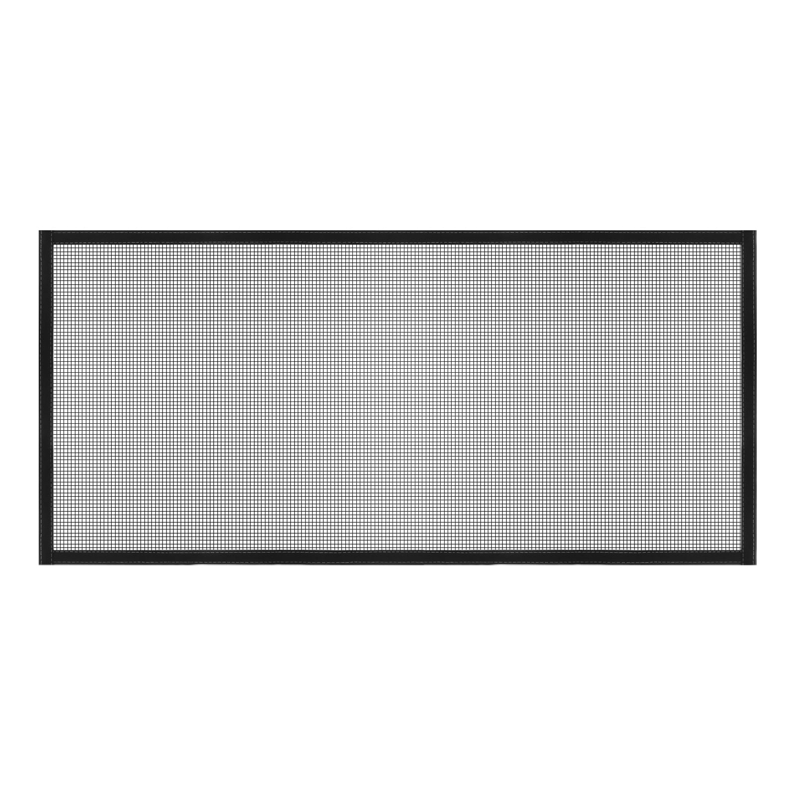 Uxcell Window Screen Mesh, 24" x 55" DIY Fiberglass Netting Mesh Black ...