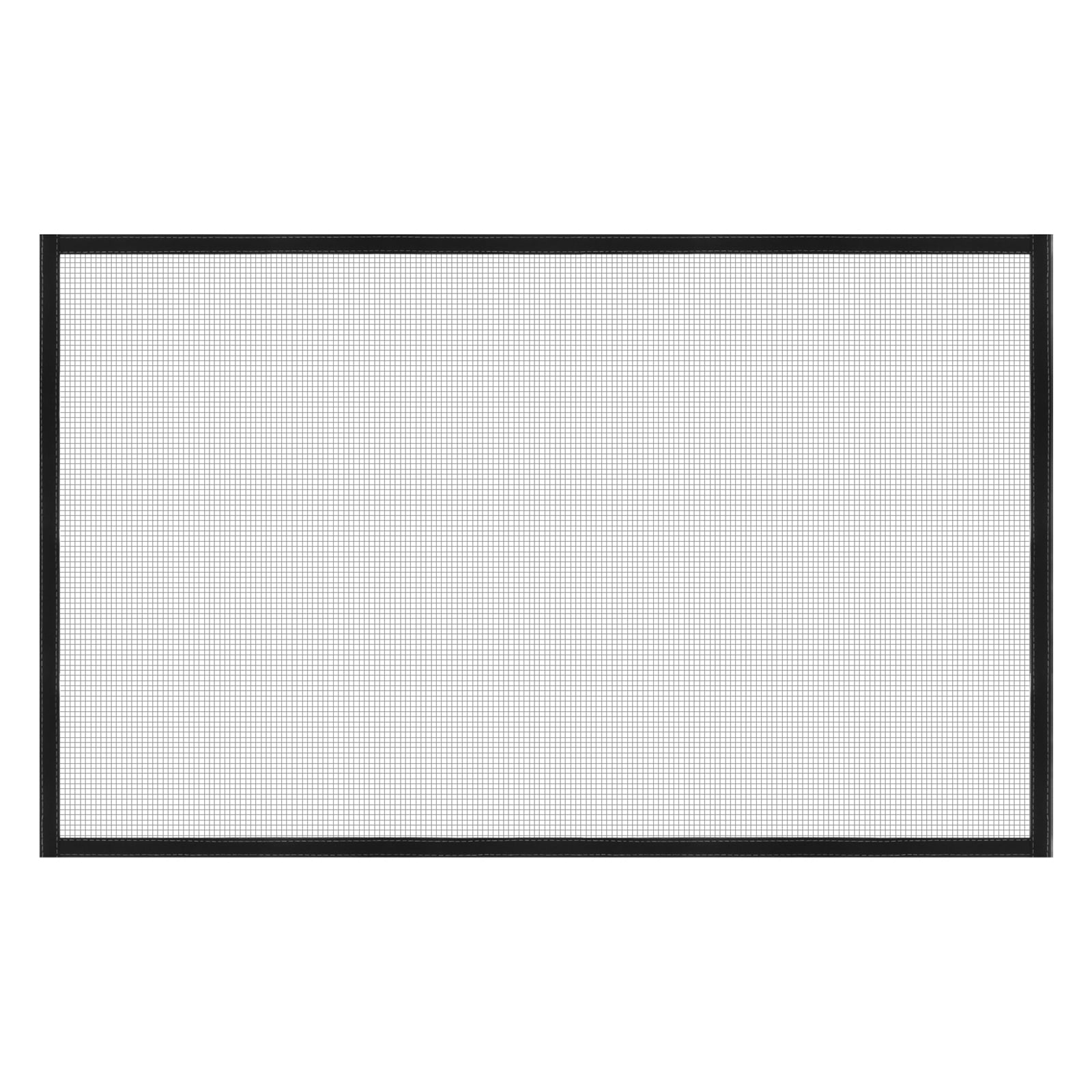 Window Screen Mesh, 31" x 55" DIY Fiberglass Netting Mesh Grey Frame ...