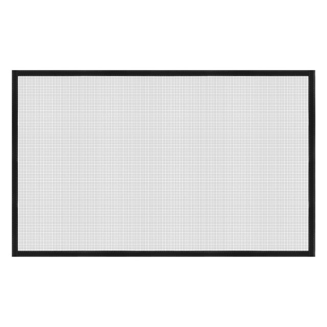 Window Screen Mesh, 31" x 55" DIY Fiberglass Netting Mesh Grey Frame ...