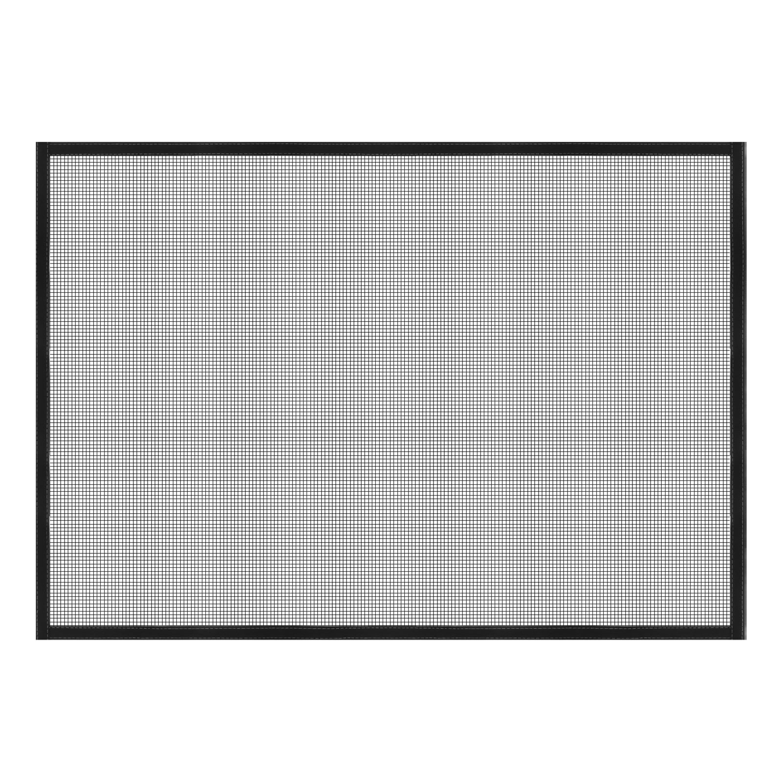 Uxcell Window Screen Mesh, 39" x 55" DIY Fiberglass Netting Mesh Black ...