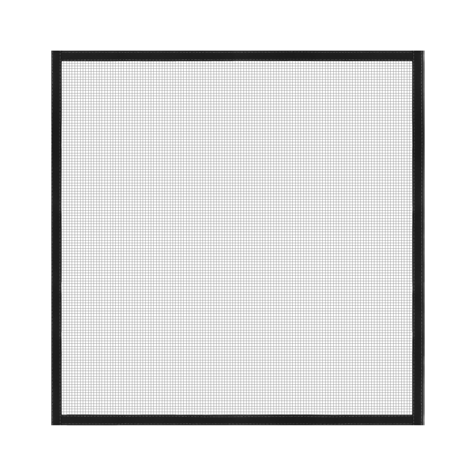 Window Screen Mesh, 43" x 47" DIY Fiberglass Netting Mesh Grey Frame ...