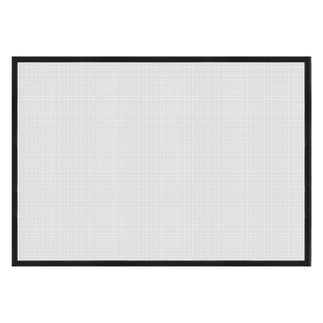 Window Screen Mesh, 43" x 59" DIY Fiberglass Netting Mesh Grey Frame ...