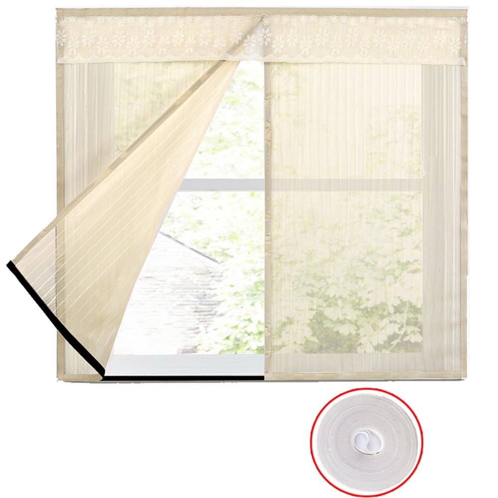 Window Screen Mesh Net Curtain, Heavy Duty Anti Flyer Window Screen ...