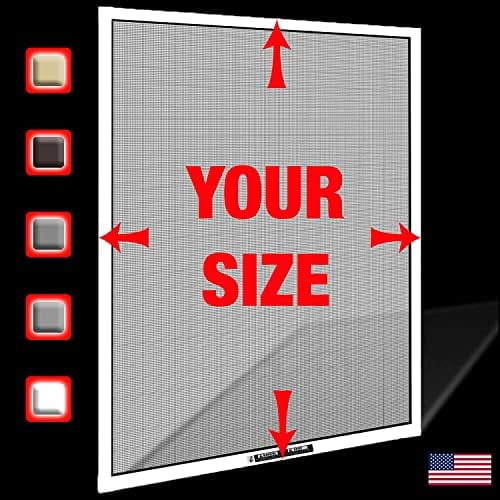 Window Screen Pre-Framed, Ready to Hang - Home Replacement Window ...