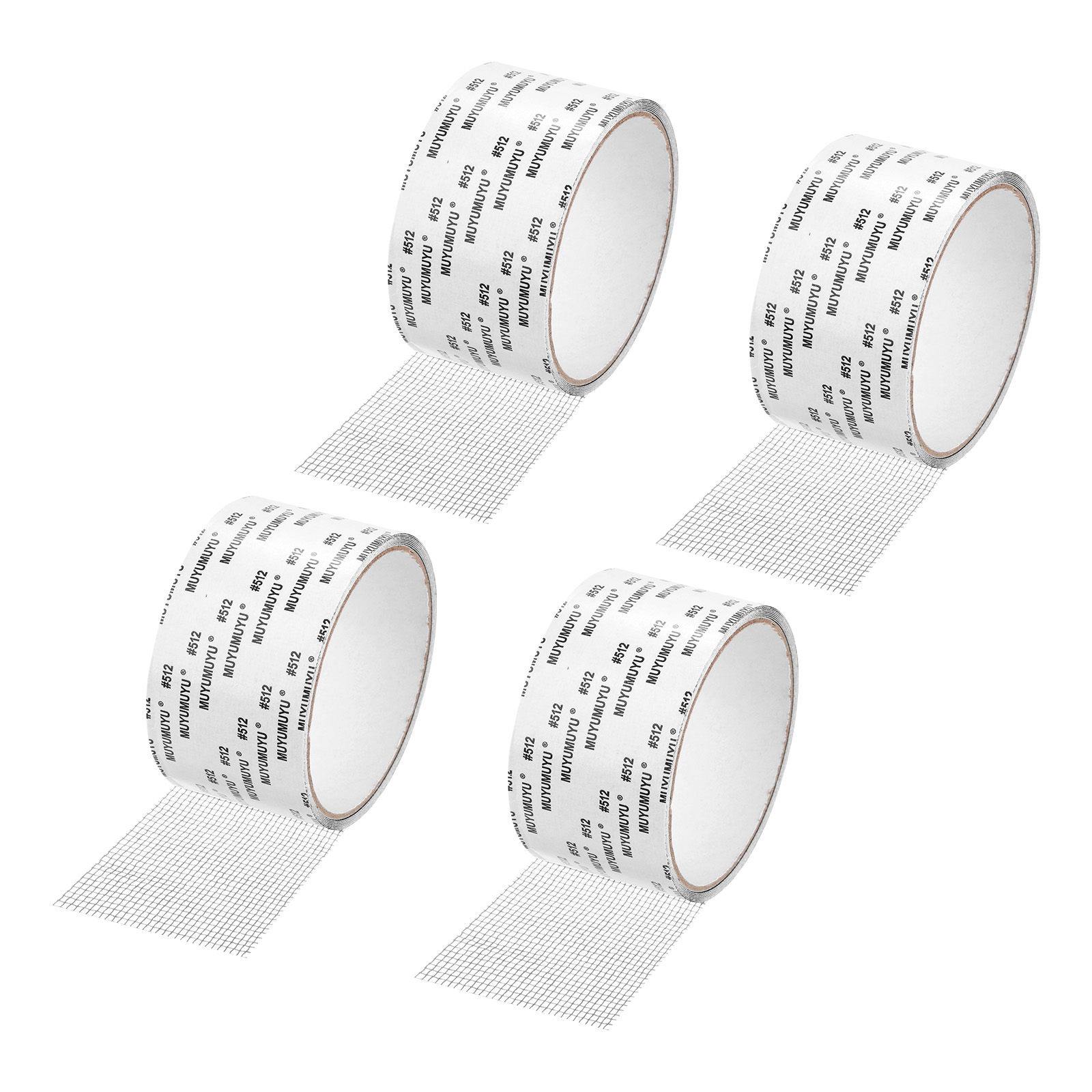 Window Screen Repair Kit, 4Pack Grey Screen Repair Kit, Fiberglass ...