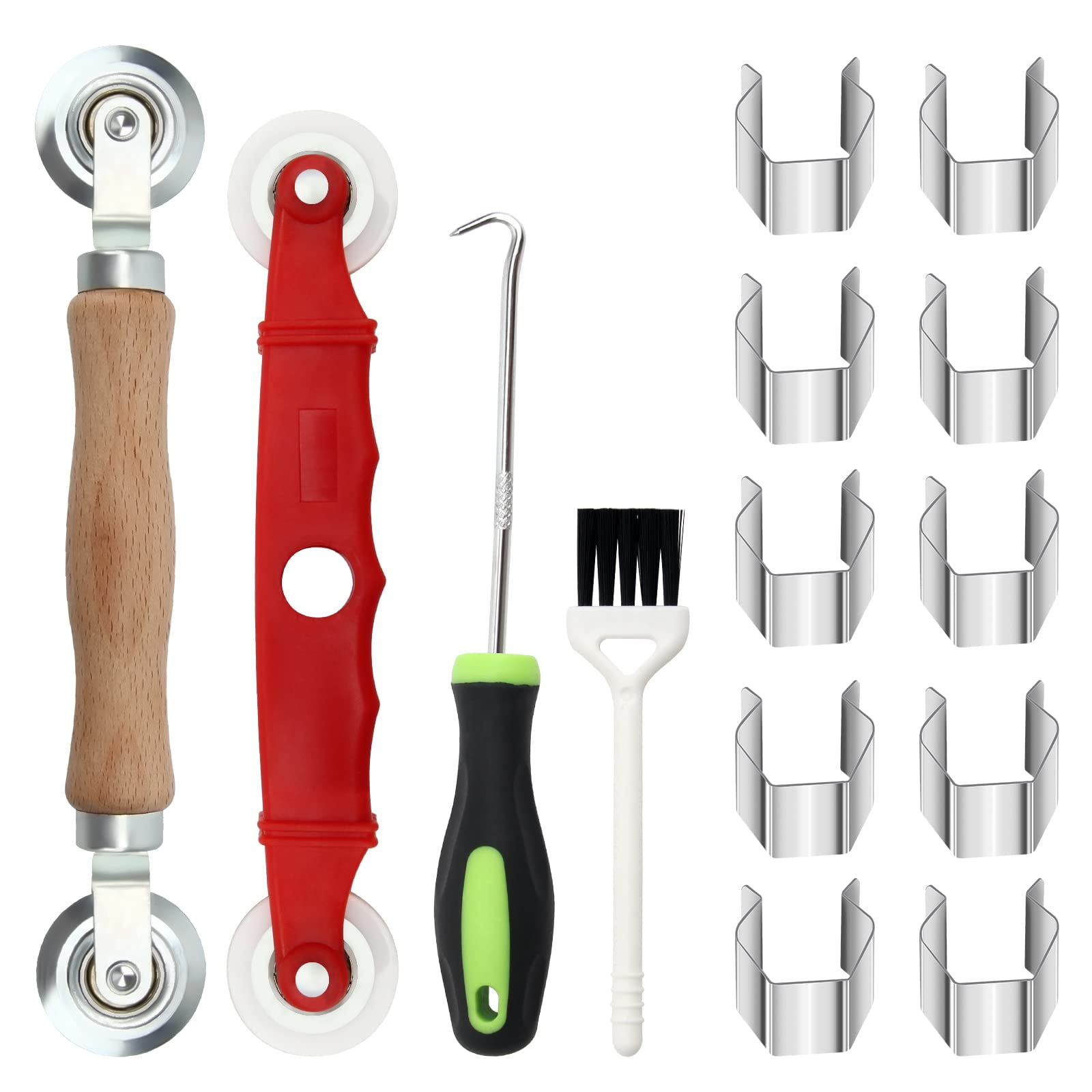 Plutput Window Screen Repair Kit, Rescreening Tool with Metal and ...