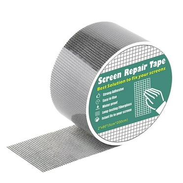 Window Screen Repair Patch,5 Patches,2.36x3.42", Strong Adhesive ...