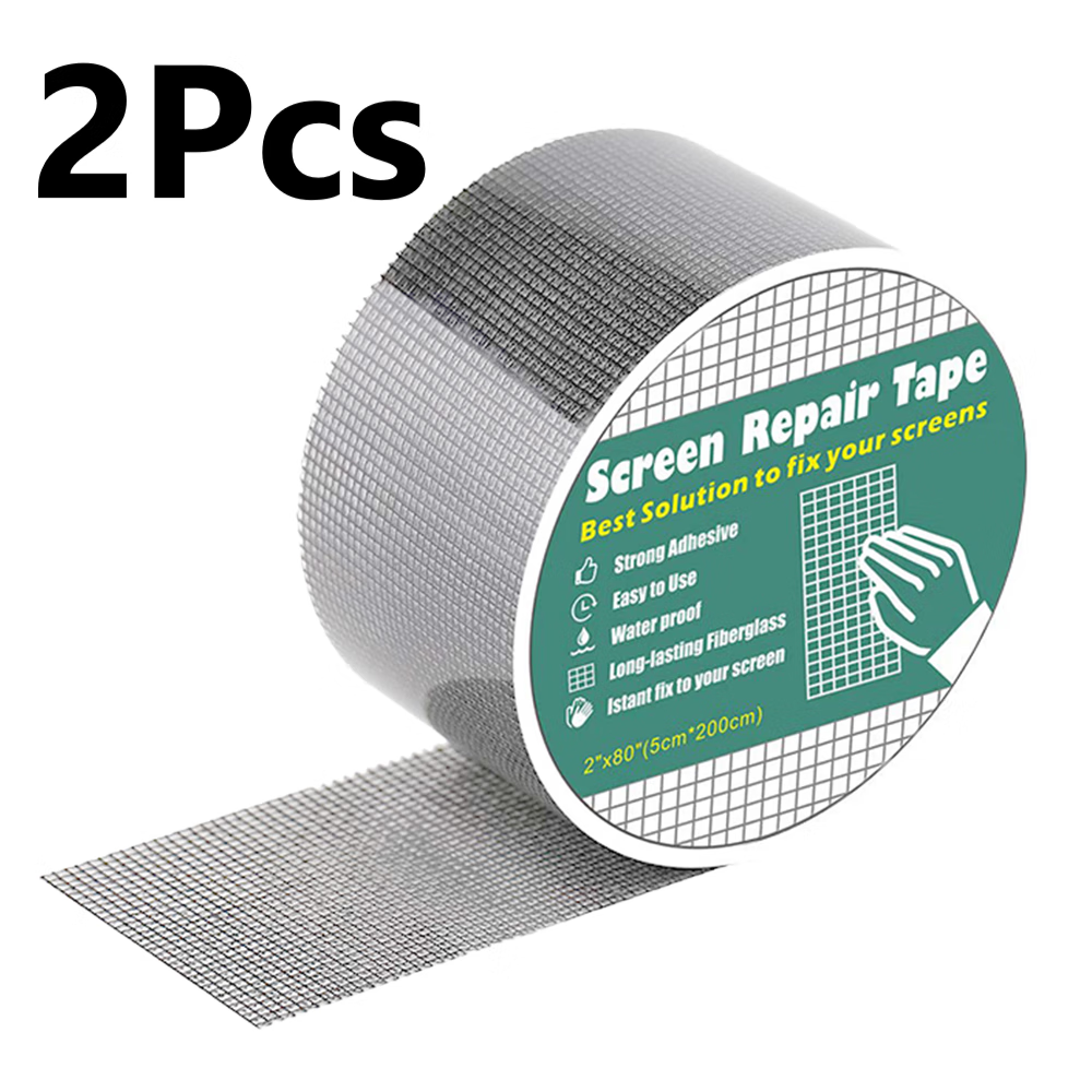 Window Screen Repair Kit Tape Fiberglass Cloth Mesh Tape Self Adhesive ...