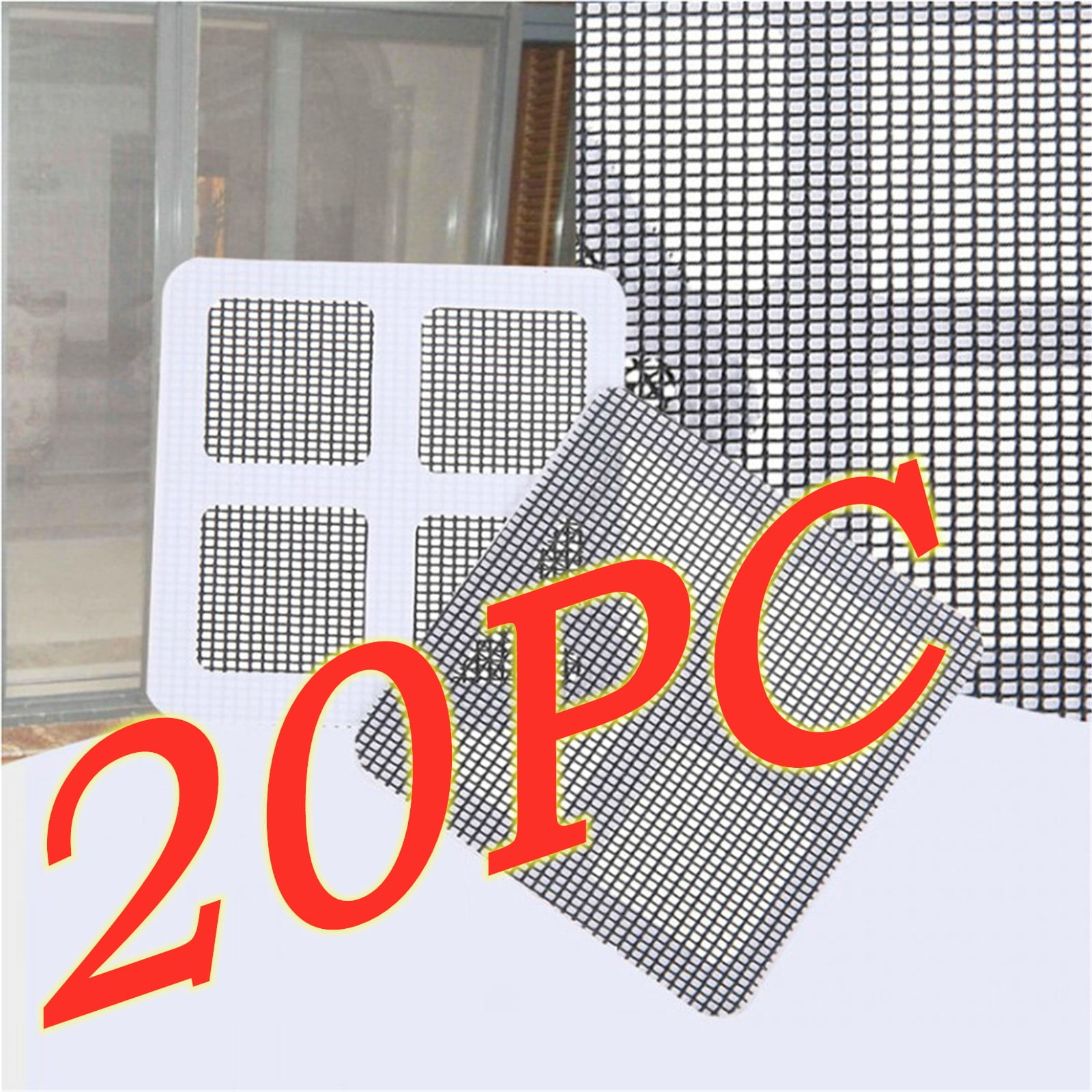 Window Screen Repair Tape 20 Pcs Clearance Items 4x4 Inch Screen Repair ...