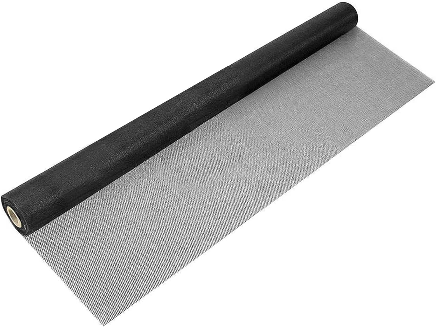 Window Screen Roll, 36"x100' Adjustable Flexible Fiberglass Screen Door ...