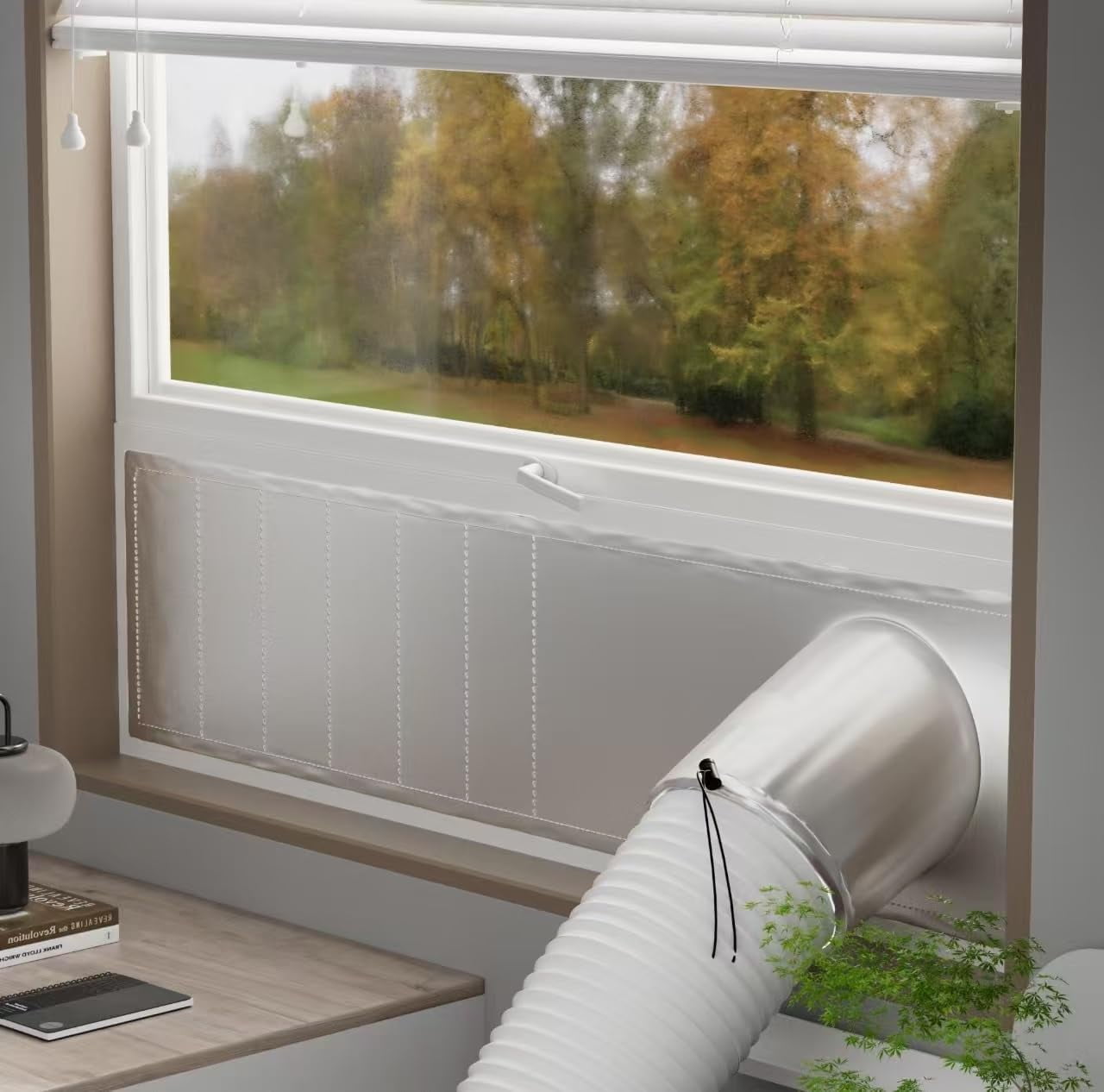 Window Seal Kit Silver for Portable Air Conditioner - 【30%Sunshade Heat ...