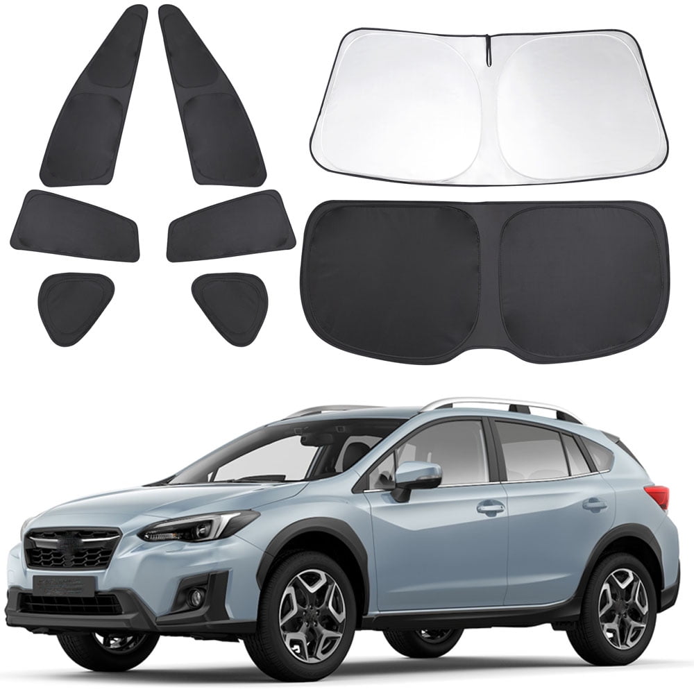 Window Shades for Subaru Crosstrek 2018 2024 Accessories Car Side Full Windows Rear Triangular Windshield Sun Shade Sun UV Rays Privacy Protection