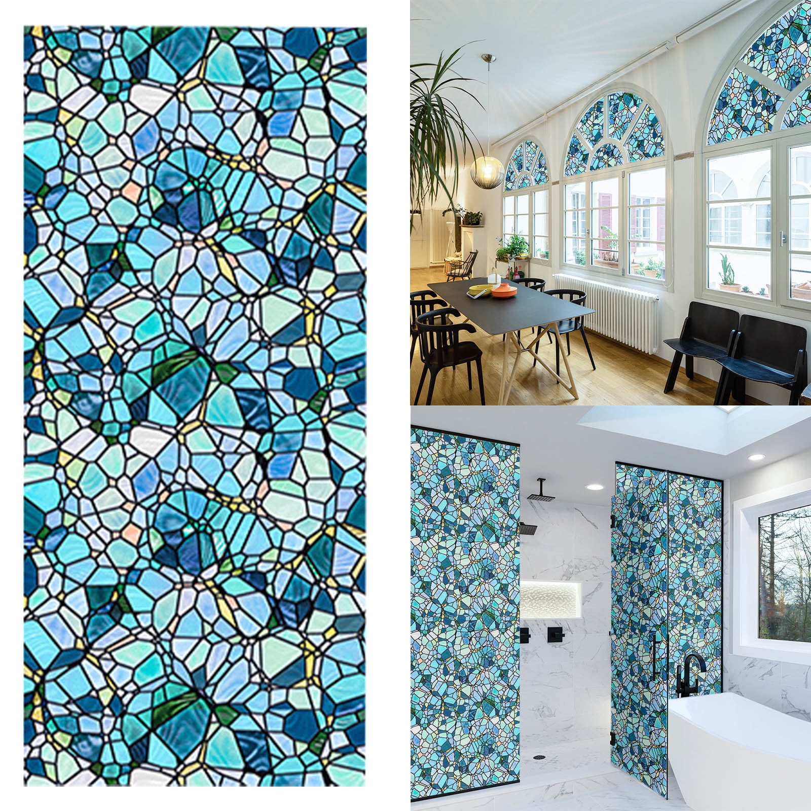 Window Shadow Electrostatic Film Office Decoration Transparent Opaque ...