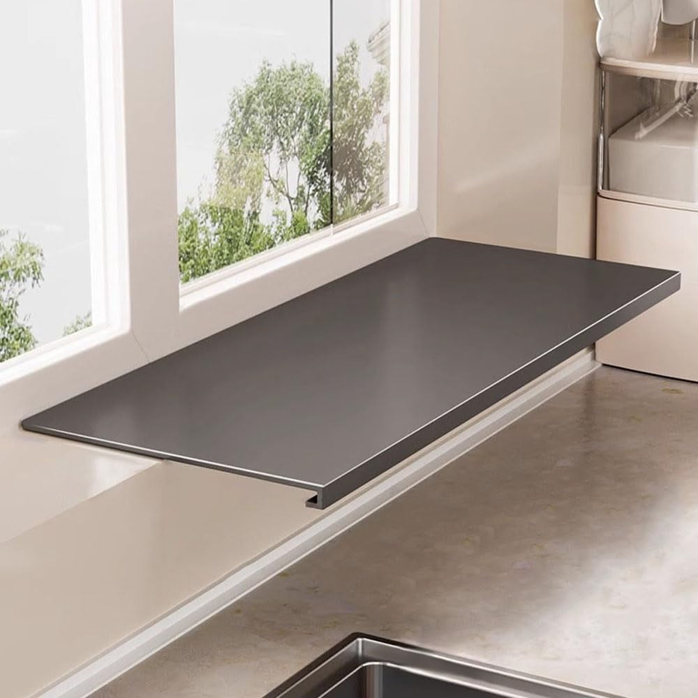 Window Sill Extender Plate, 15.8inch Carbon Steel Storage Shelf, Heavy ...
